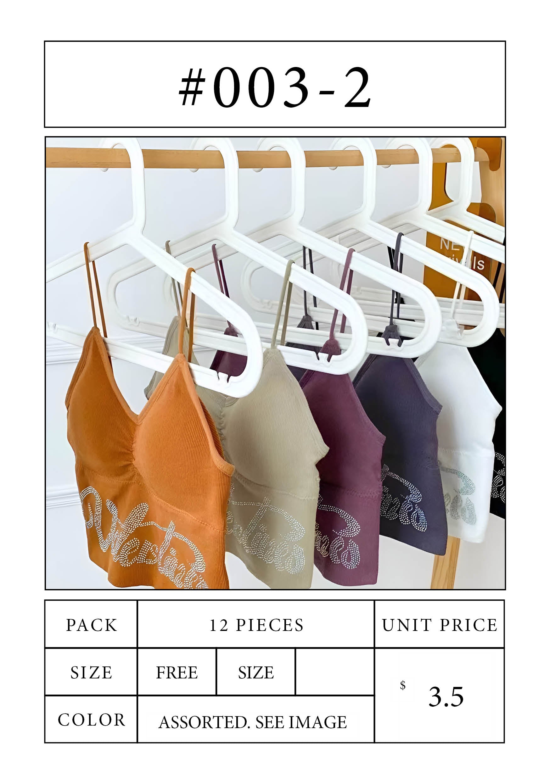 Style: #082Package Unit: 12 pc/ pack. 72pc/caseSizes: One Size Fits ...